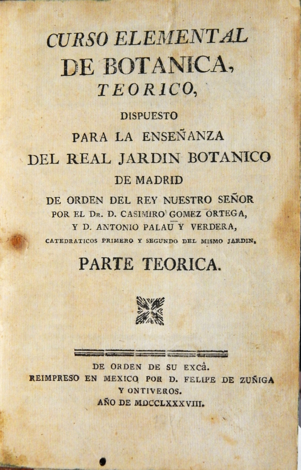 Curso elemental de botánica, teórico, dispuesto para la enseñanza del ...