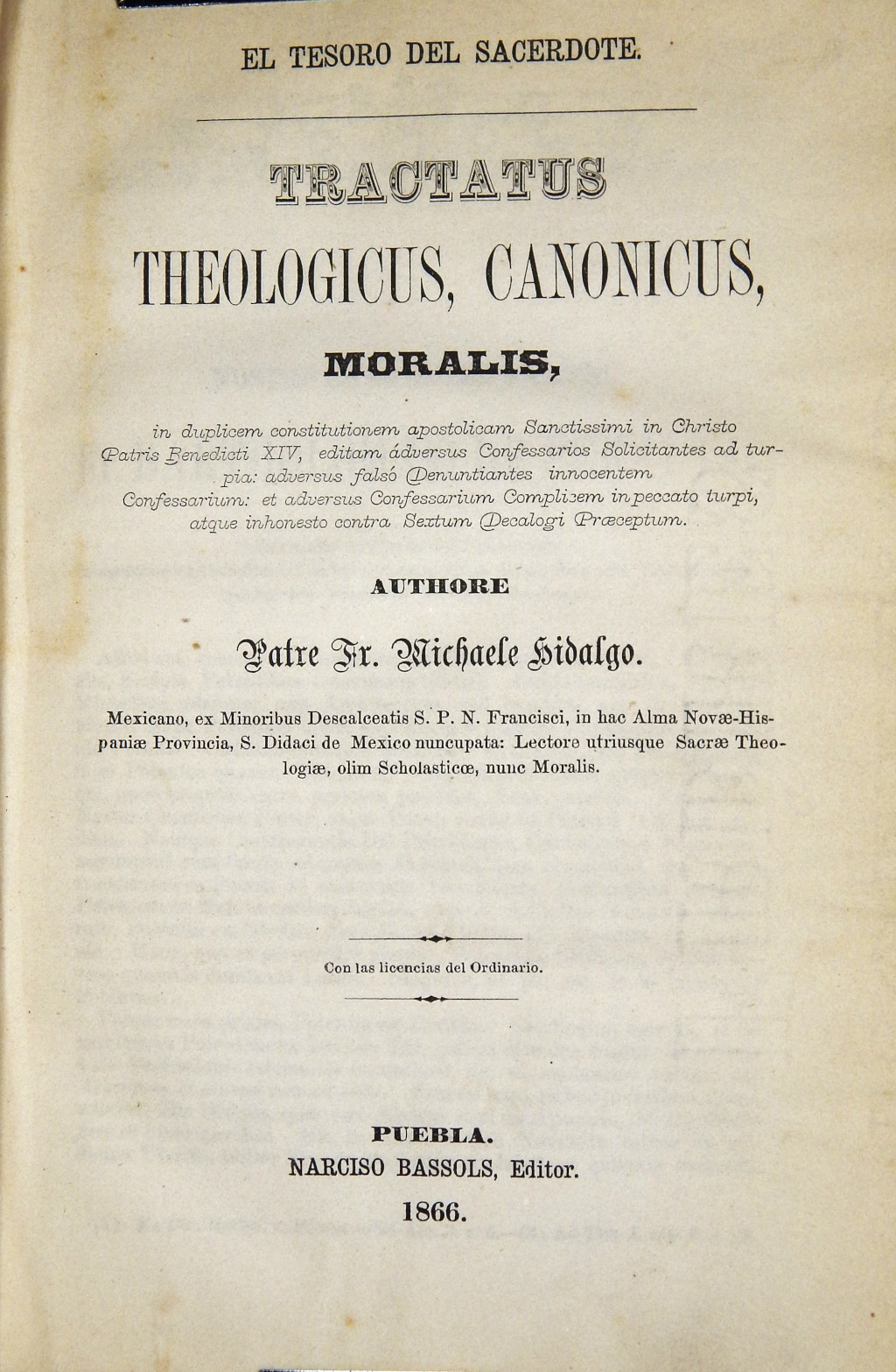 Tractatus theologicus, canonicus, moralis – Fondo Reservado de la ...